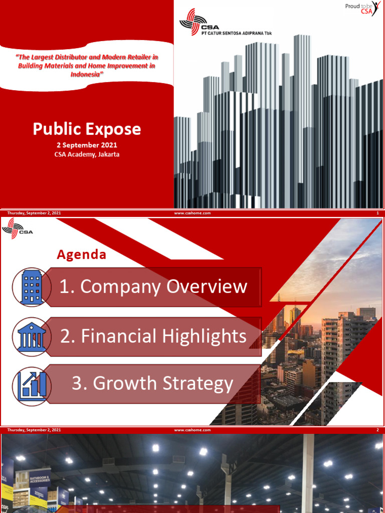 Csap Public Expose - 2021 | PDF | Supply Chain | Brand
