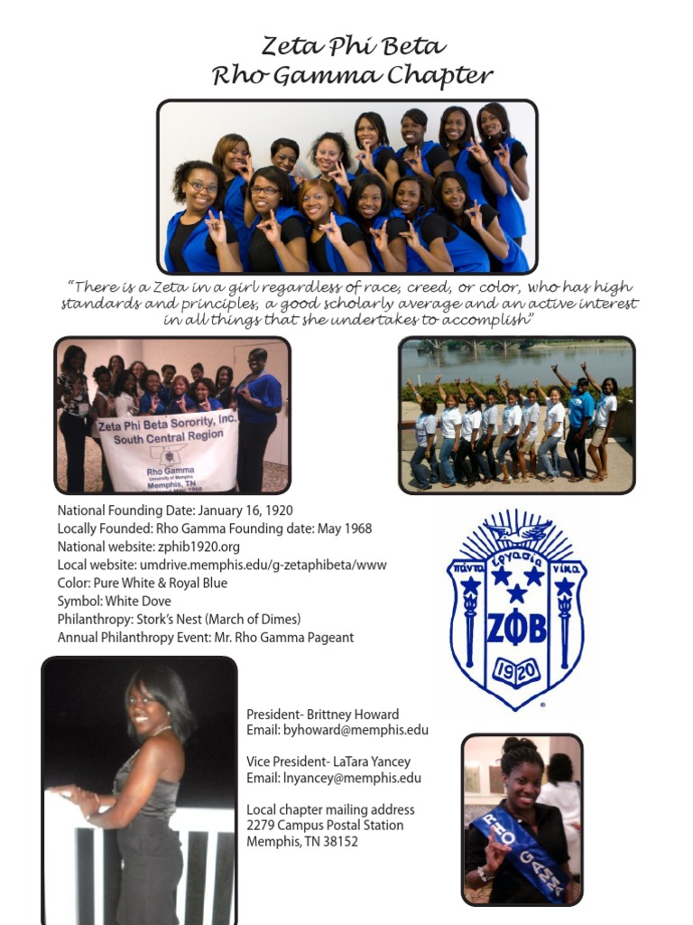 Zeta Phi Beta | PDF