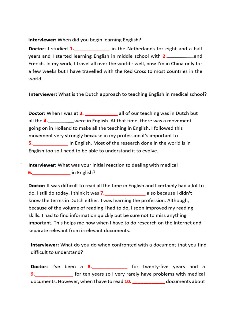 Podcast - Analysing Document - Student - Dictation Listening | PDF ...