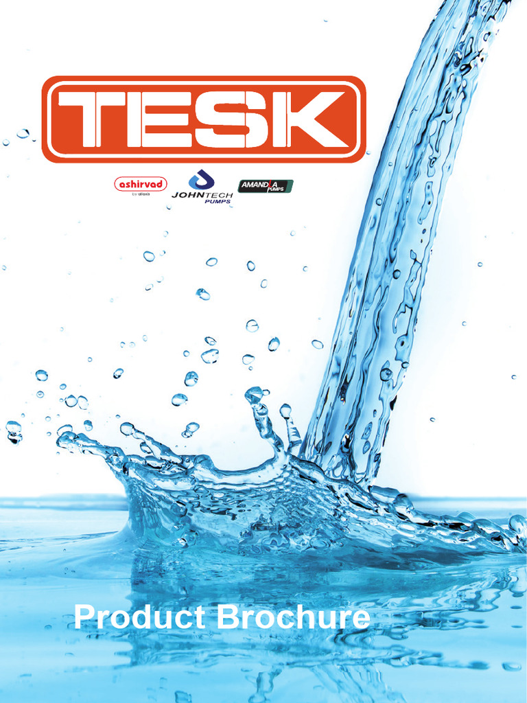 Tesk Product Brochure 02 2023 | PDF | Pump | Pipe (Fluid Conveyance)