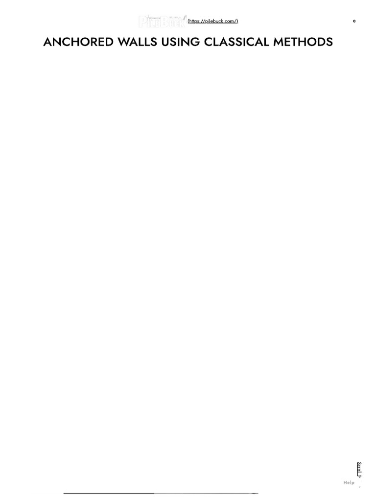 Shoring Design Points | PDF