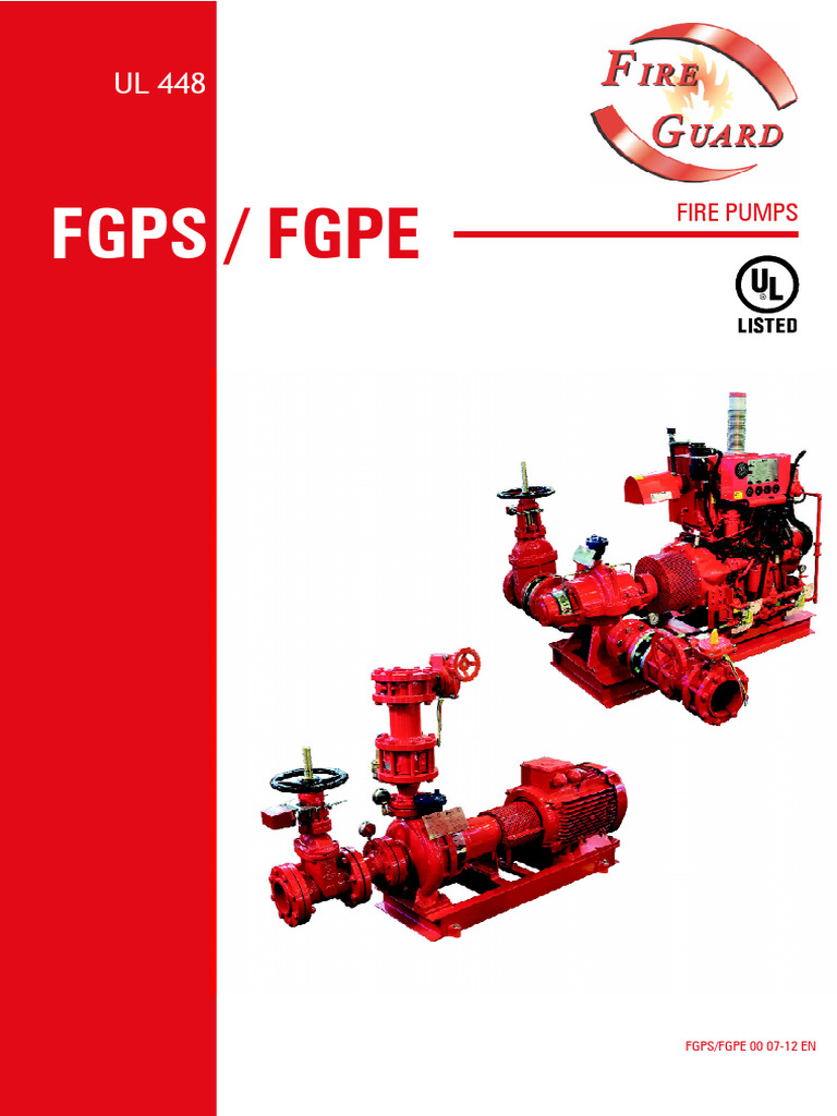 Catalouge Fire Guard Pump | PDF | Safety