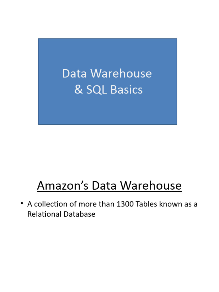 ETL SQL Training Wk1 Intro | PDF | Table (Database) | Sql
