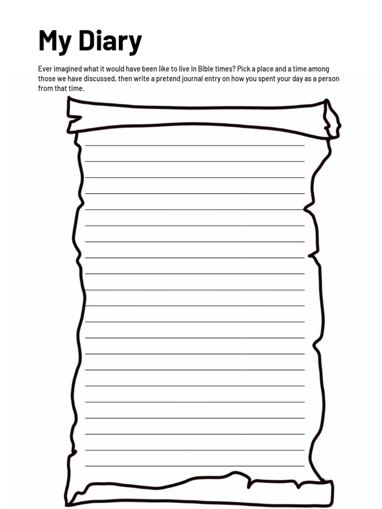 History Creative Writing Printable Worksheet | PDF