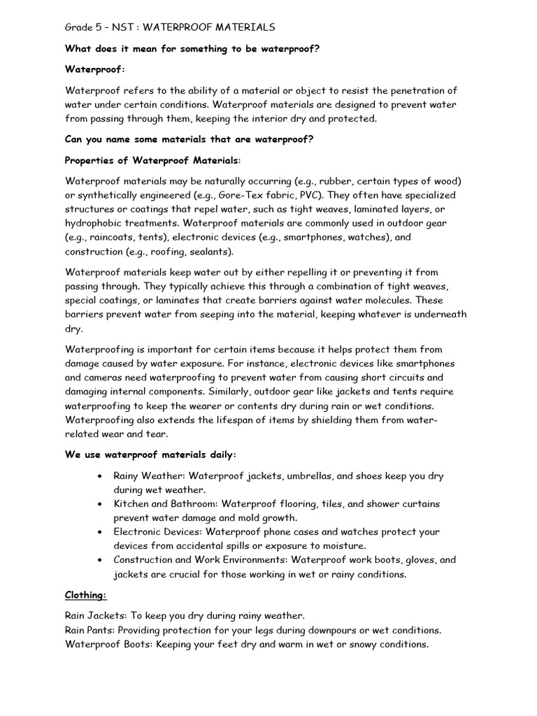 Shaydene NST Lesson Notes | PDF | Materials