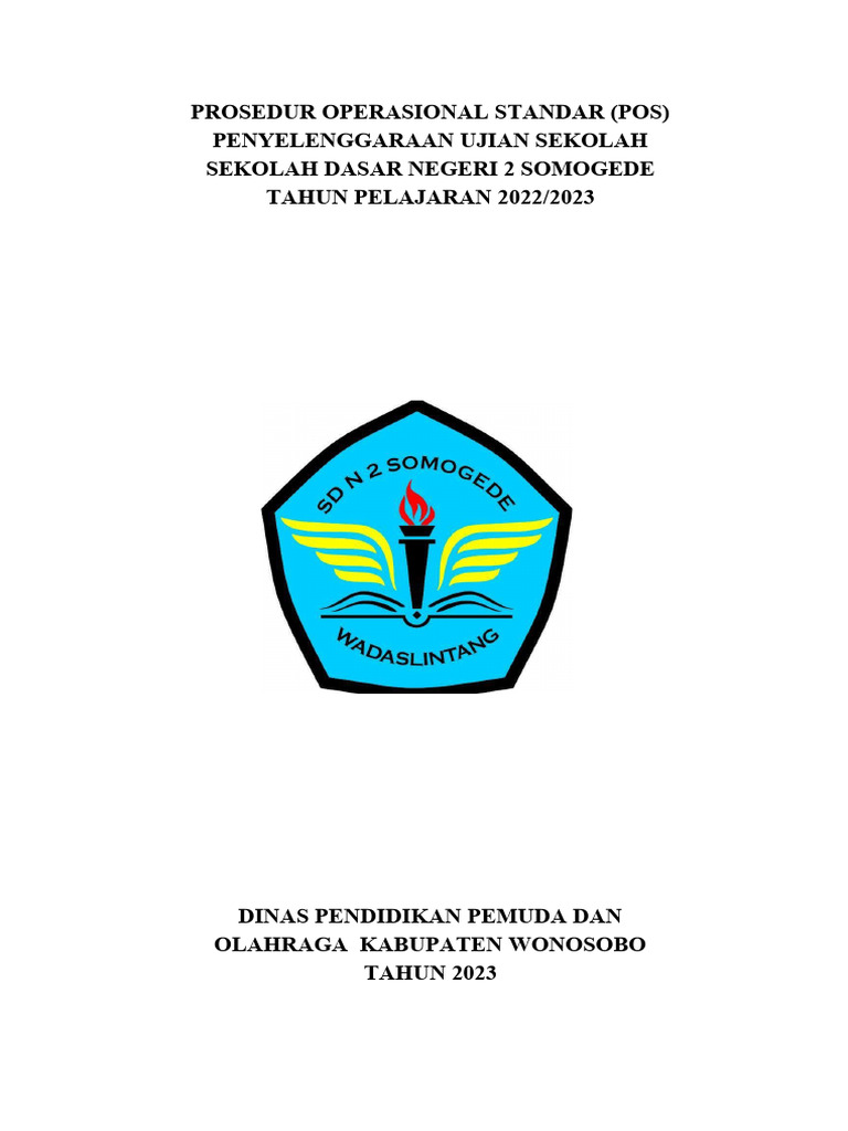 Draft Pos Usp SD 2022-2023 | PDF | Karier & Perkembangan | Bisnis