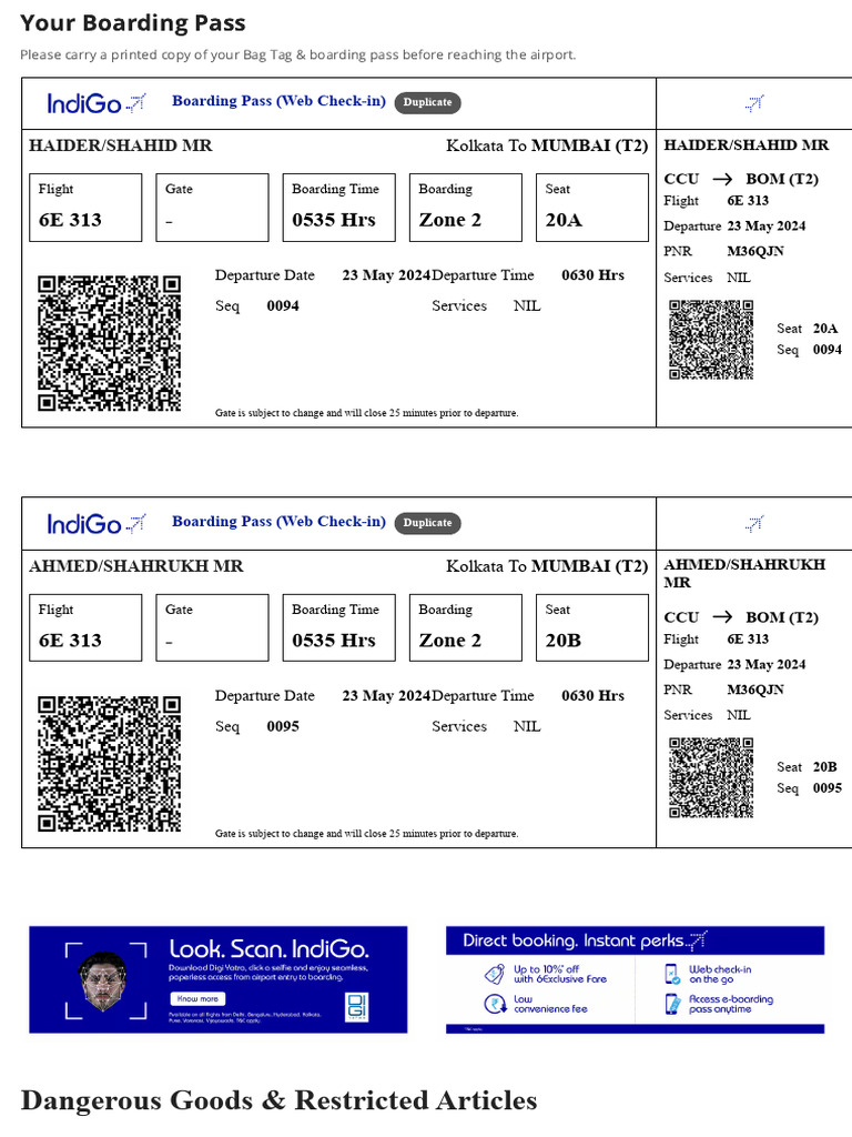 Boarding Pass | PDF | Aviation