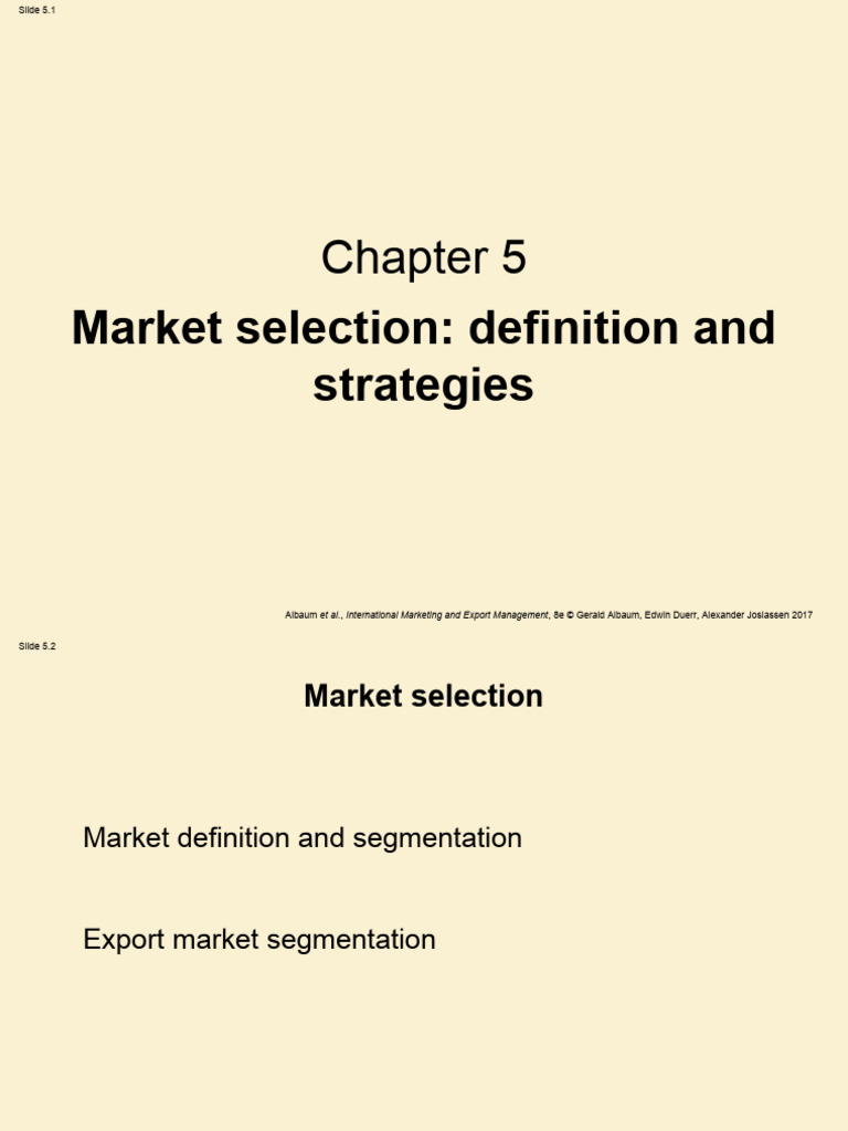 pp05 | PDF | Marketing | Exports