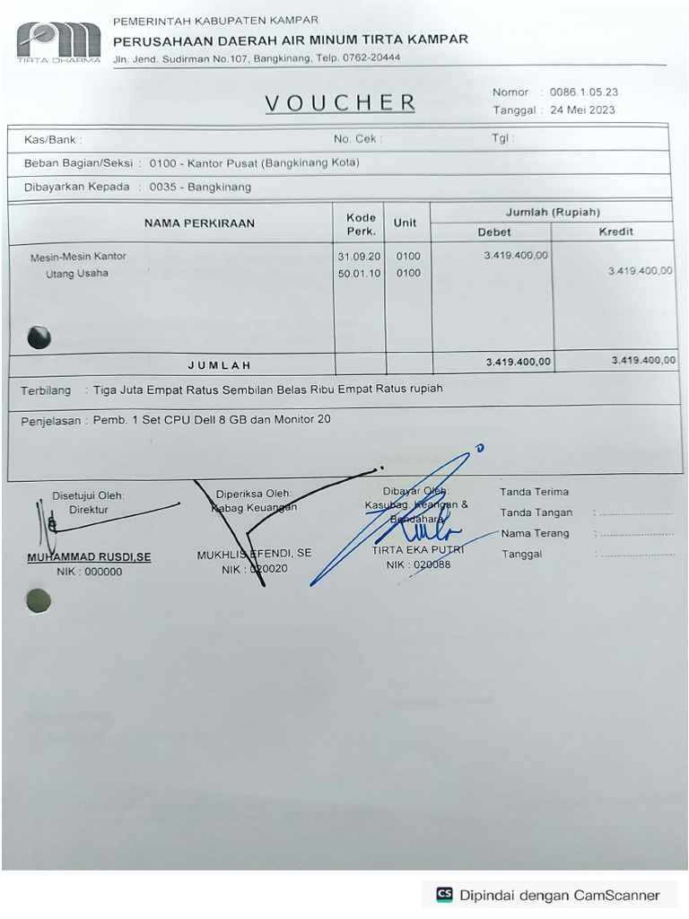 17) CPU Dan Monitor Komputer DELL | PDF
