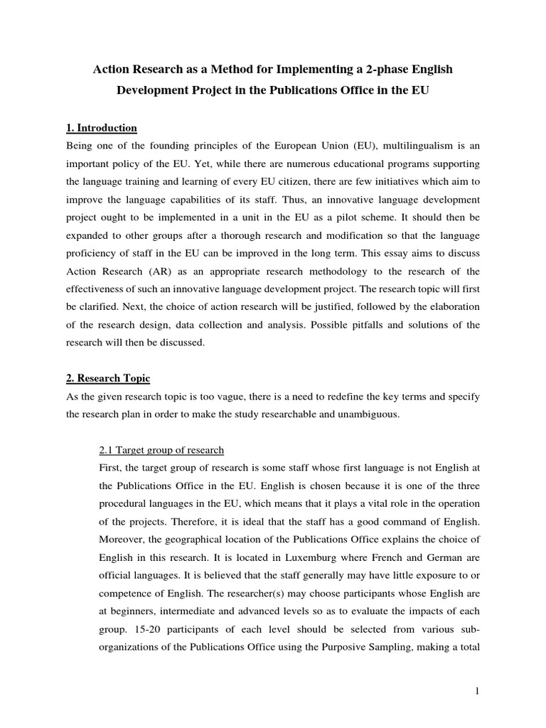 Example 2 | PDF | Ethnography | Methodology