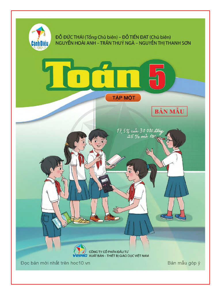 Sgk Toán 5 Tập 1 - Bộ CD | PDF