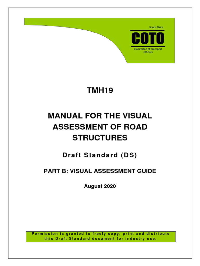 Visual Assessment Guide for Road Structures | PDF | Corrosion | Road