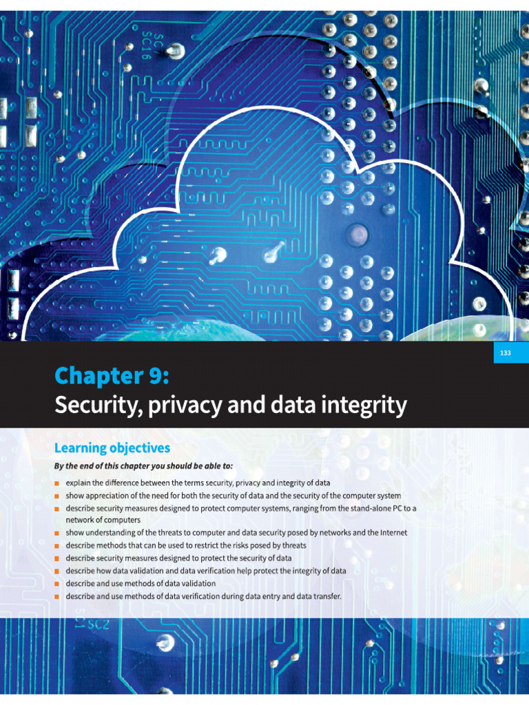 09 Security Privacy & Data Integrity | PDF