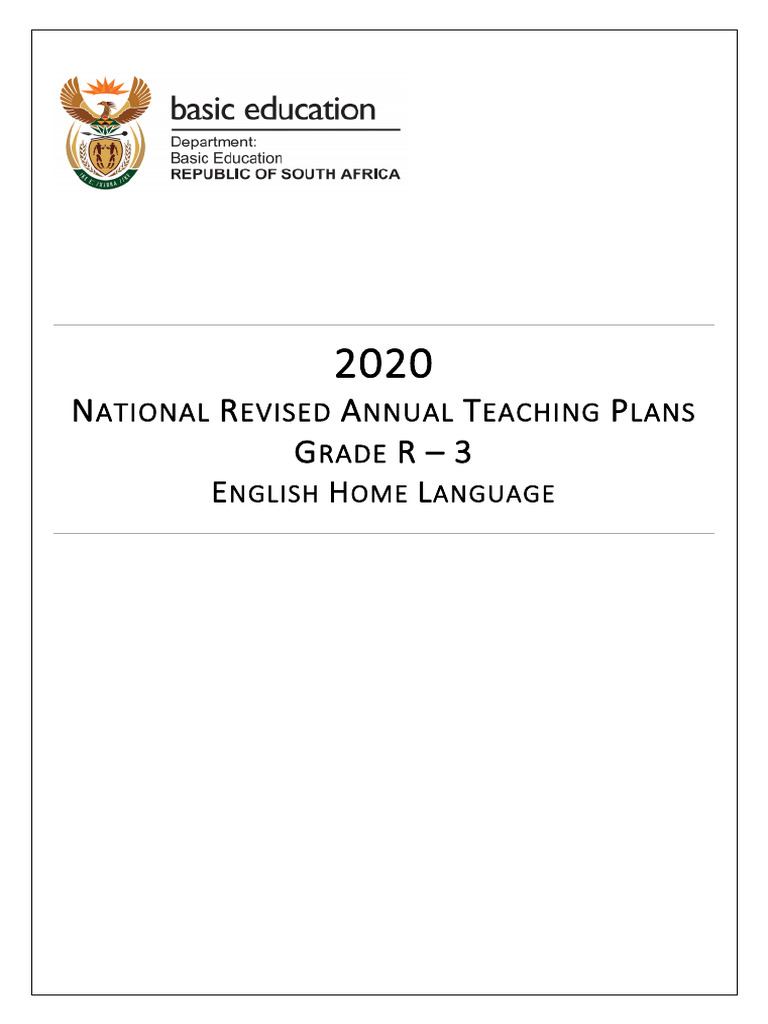 2020 National Revised Atps Grade R 3 English Home Language | PDF ...