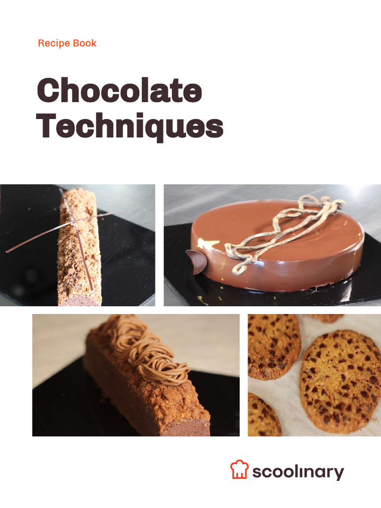 En Recipe Book Chocolate Techniques | PDF | Chocolate | Cakes
