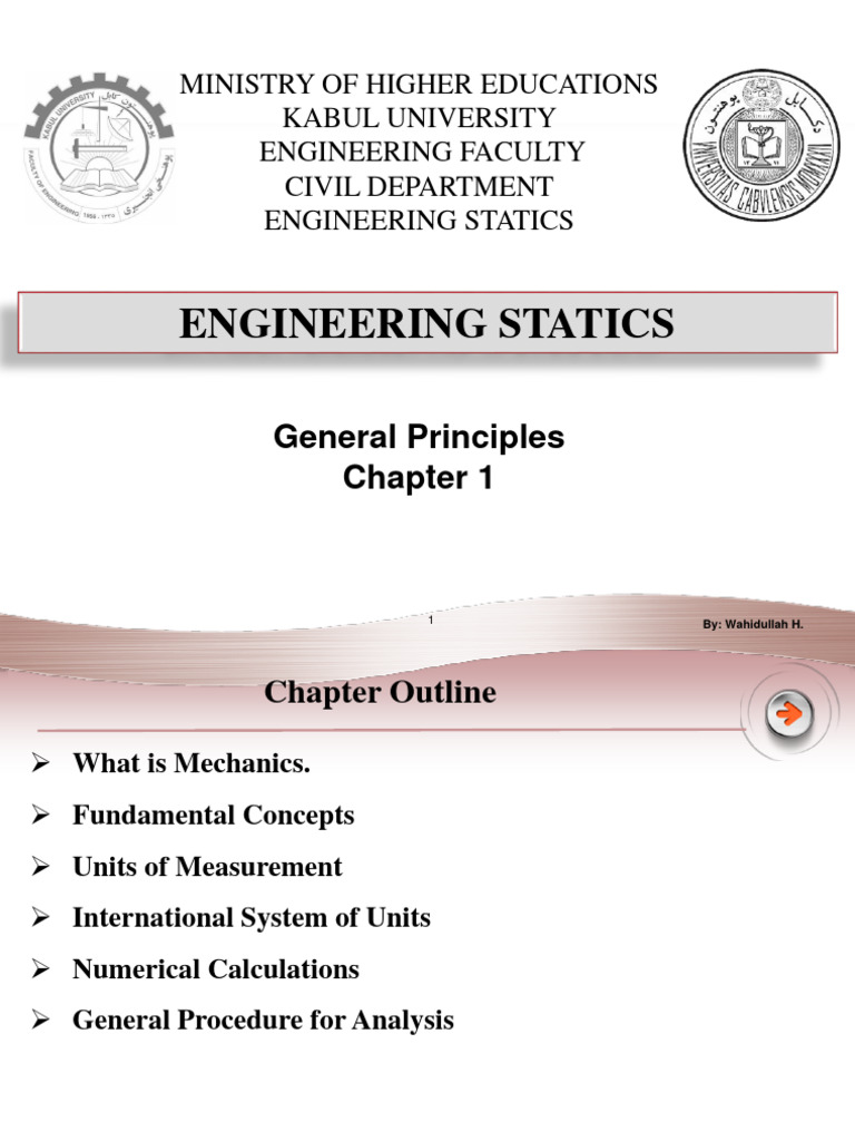 Chapter 1 (General Principles) | PDF | Force | Mechanics