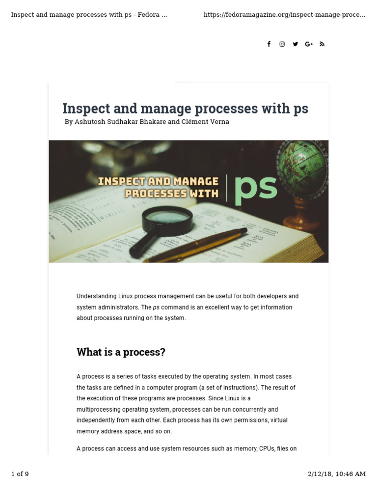 Ps Explained | PDF | Process (Computing) | Kernel (Operating System)