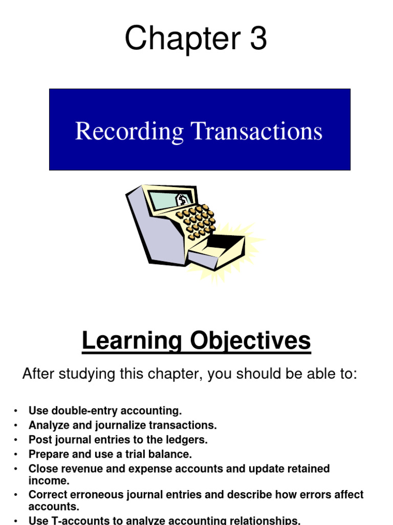 Ch-3 (Part 1) | PDF | Debits And Credits | Depreciation