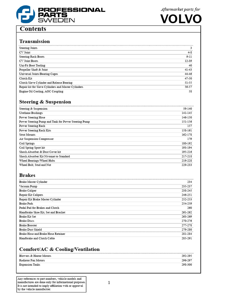Volvo Catalog Part2 | Download Free PDF | Brake | Axle