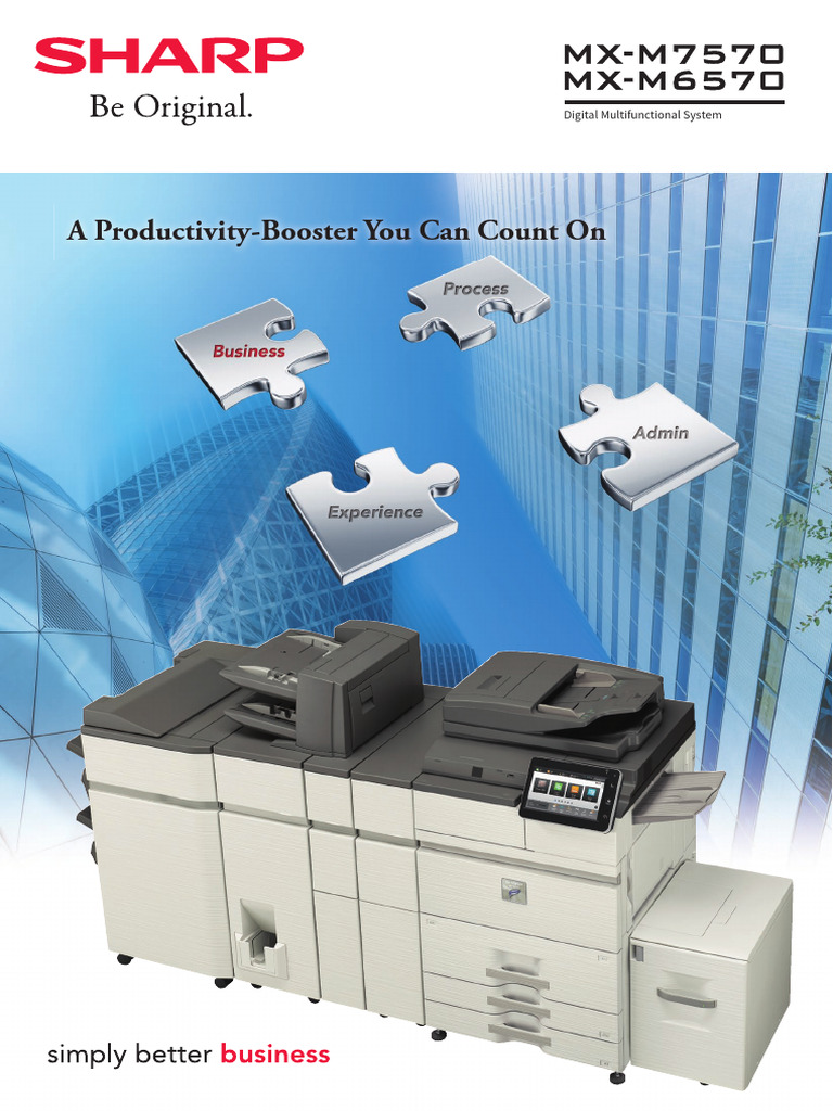 MX-M7570 6570 Bro 0 | PDF | Fax | Computer File