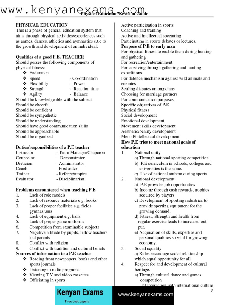 Physical Education Notes | PDF | Bowling (Cricket) | Olympic Games