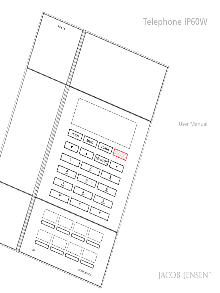 Jacob Jensen IP60W Manual | PDF | Ip Address | Telephone