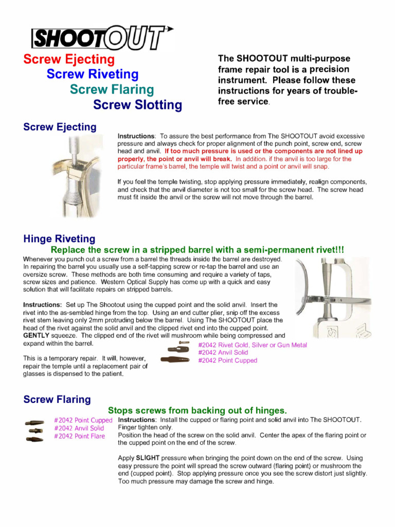 Screw Flaring | PDF | Rivet | Screw