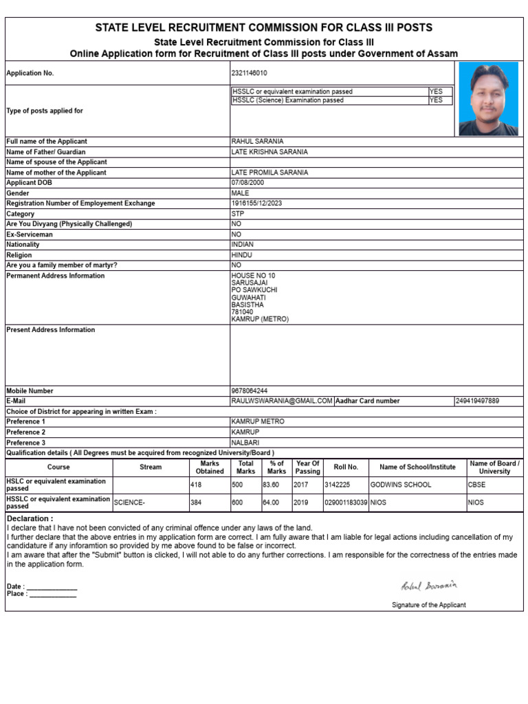 SLRC Class Iii2023 | PDF | Justice | Crime & Violence