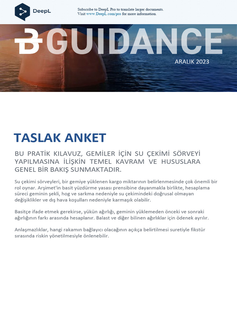 Draft Survey Guidance TR | PDF