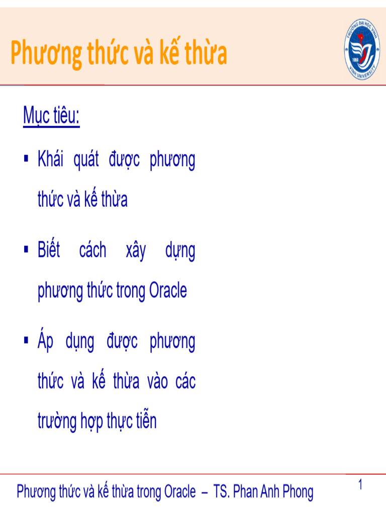 Bài 6 - Phuong Thuc Va Ke Thua Elearning | PDF
