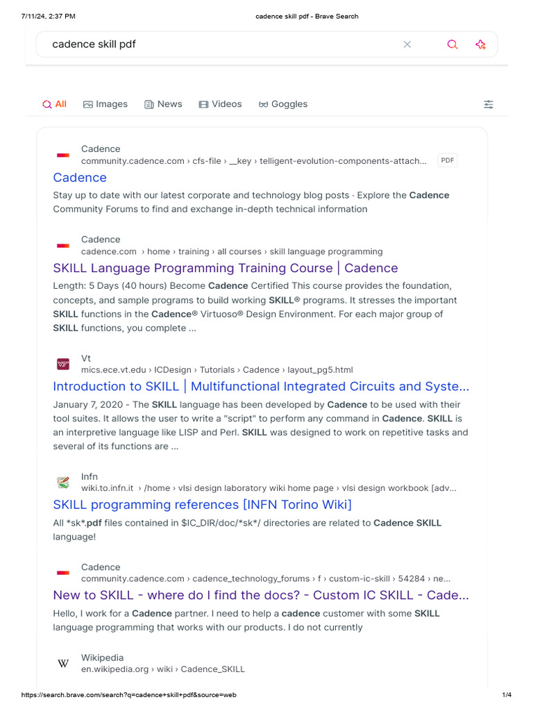 Cadence: SKILL Language Programming Training Course - Cadence | PDF | Computer Engineering ...