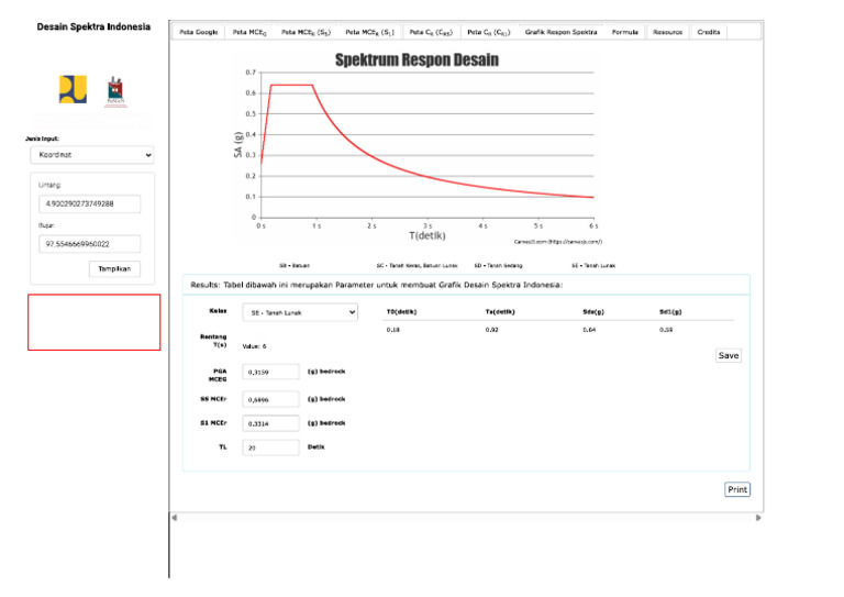 RESPON SPECTRUM CPP BLOCK A PHASE II | PDF