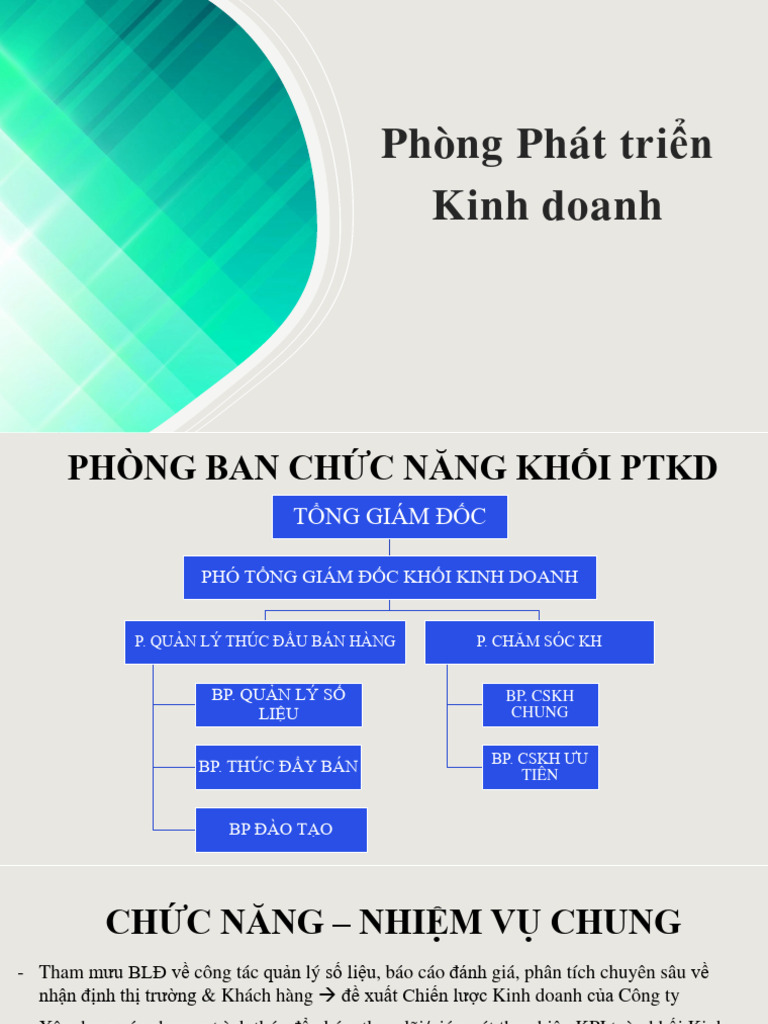 Mo Hinh Hoat Dong Phong PTKD GIFT | PDF