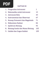 Rumus Astronomi dan Luminositas Bintang | PDF