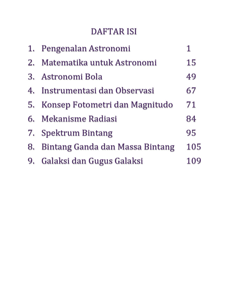 Dasar-Dasar Astronomi dan Matematika | PDF | Metode & Bahan Ajar ...