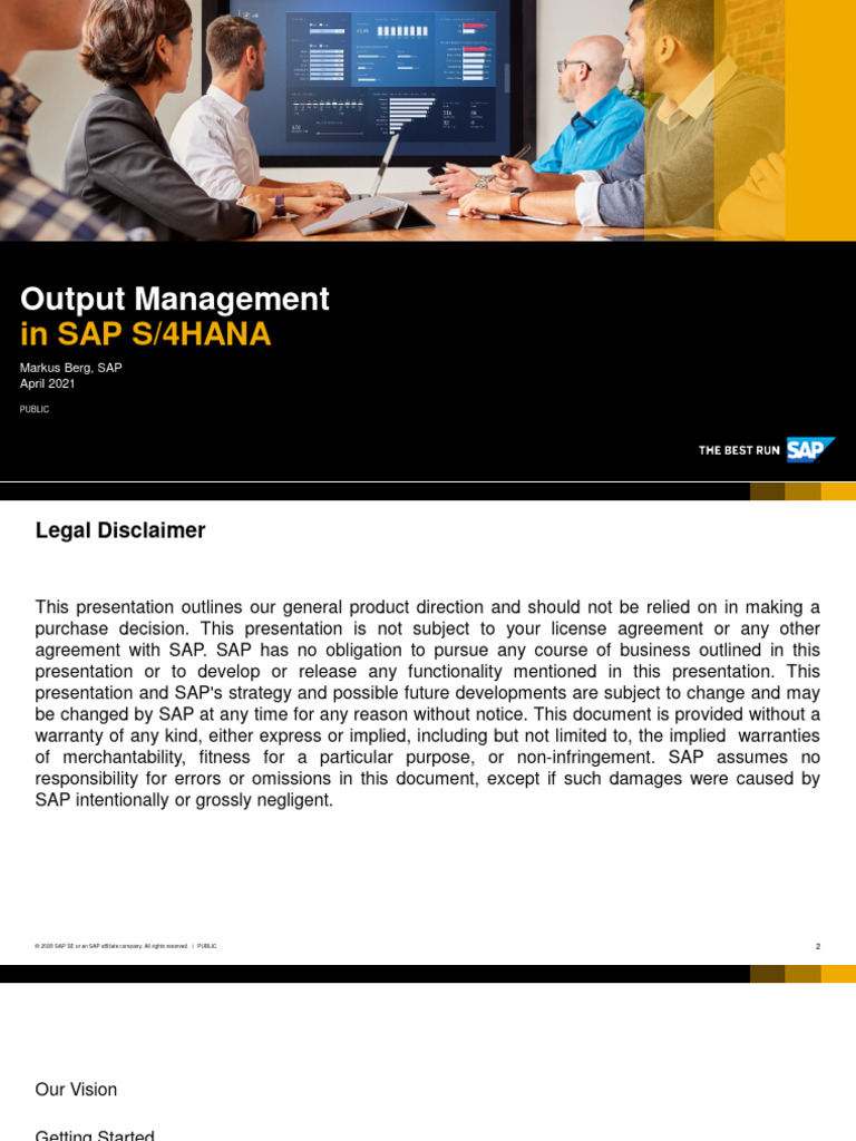 Output Management in S4 HANA 2021 Customers | PDF | Electronic Data ...