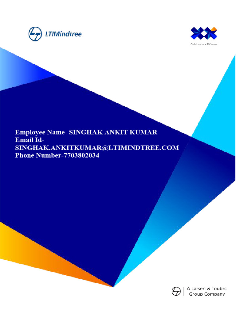 LTIM Name PSNo10760560CV | PDF | Computer Engineering | Computer Science