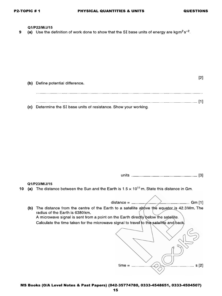 Al Phy P2 Topical | PDF