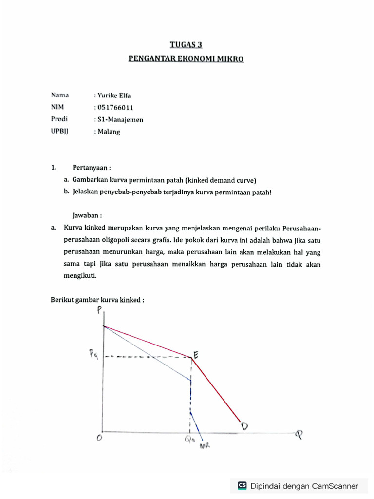 TUGAS 3 PENGANTAR EKONOMI MIKRO | PDF