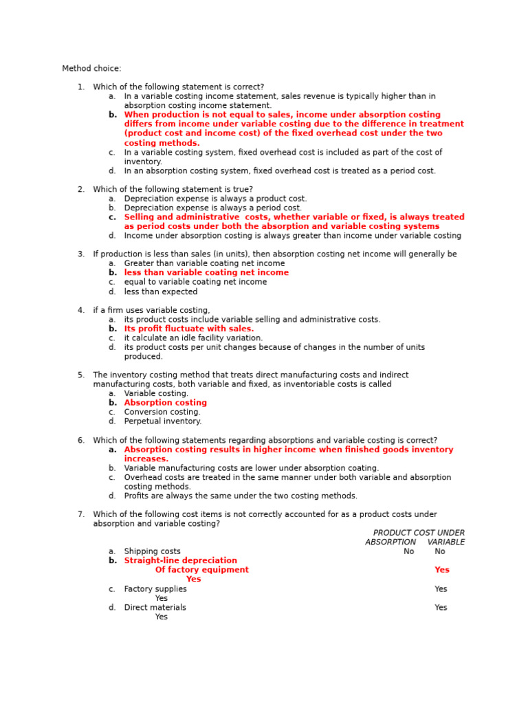 Roque MAS Absorption Encoded | PDF | Cost Accounting | Income