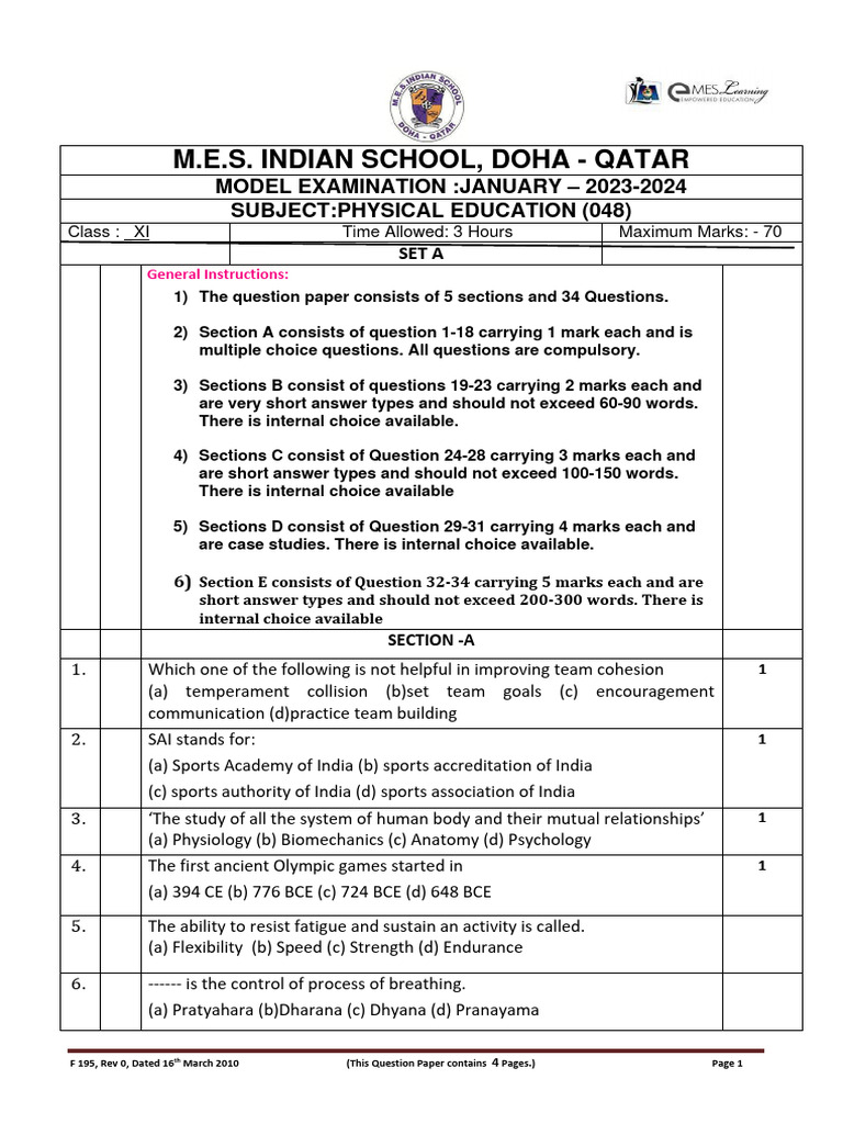 SAMPLE XI Ped MODEL PAPER. | PDF | Respiratory System | Larynx