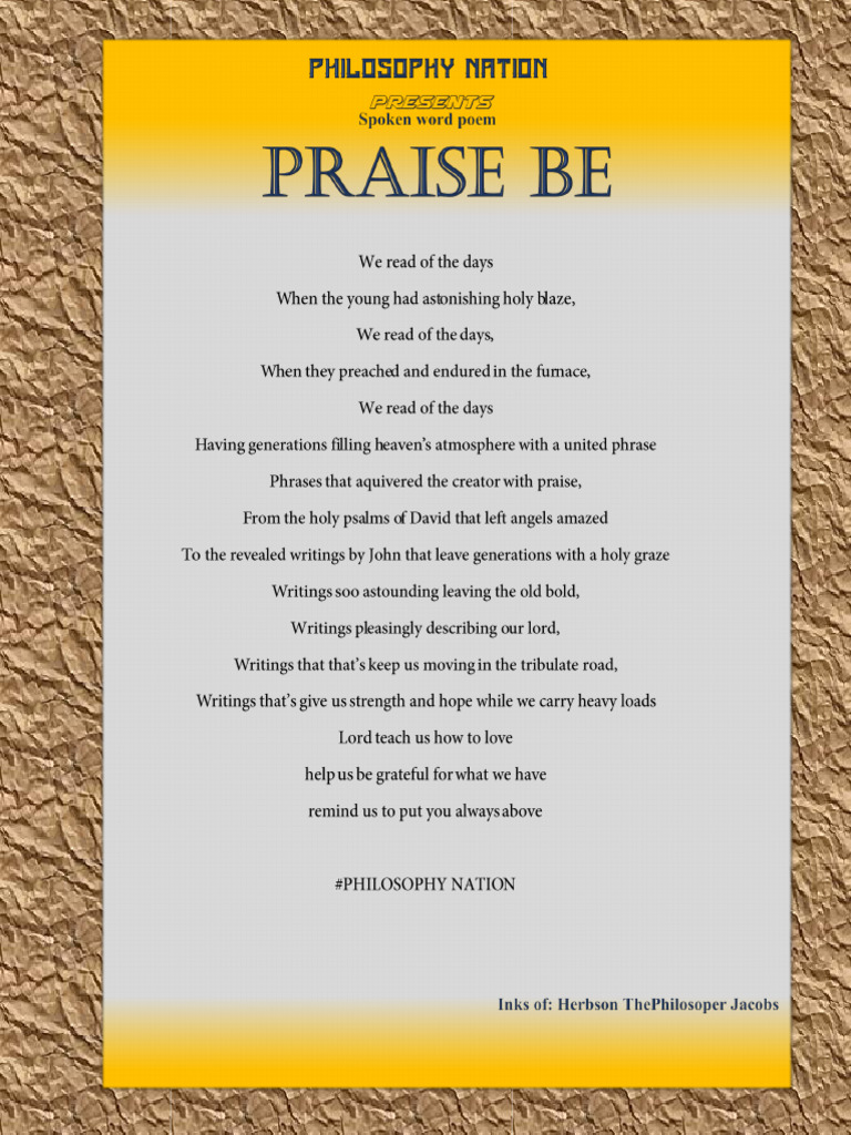 Praise Be | PDF