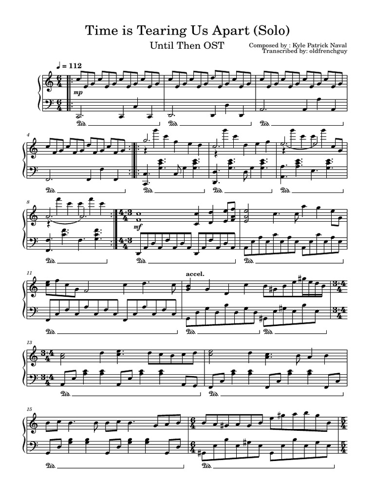 Time Is Tearing Us Apart Solo Pdf