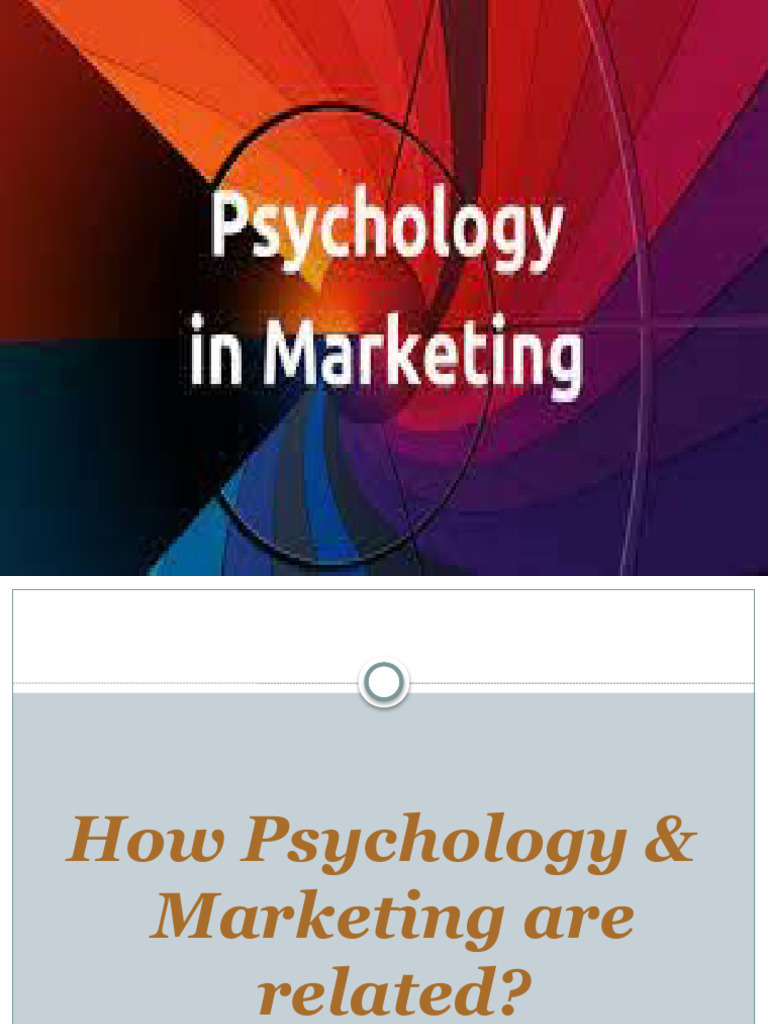 Lec 18 & 19 - Psychology of Marketing | PDF | Brand | Behavior