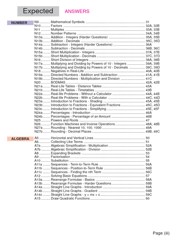 Yr 6 Maths Pack Answers | PDF | Area | Multiplication