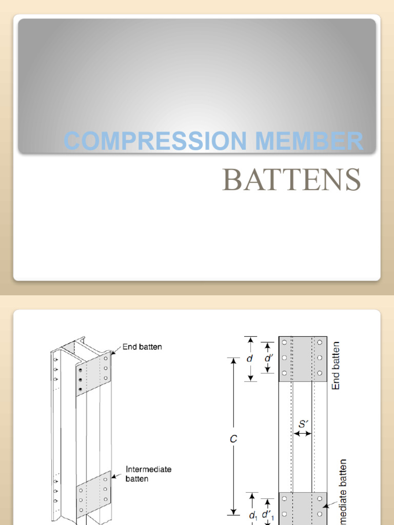 17 Compression Member Battens | PDF