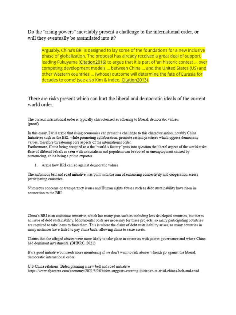 Globalization Rising Powers | PDF | Globalization | Populism