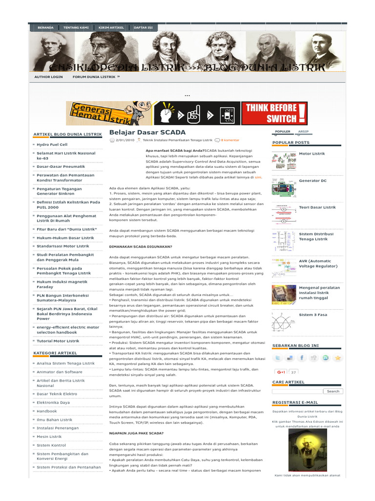 Belajar Dasar Scada - HTML | PDF