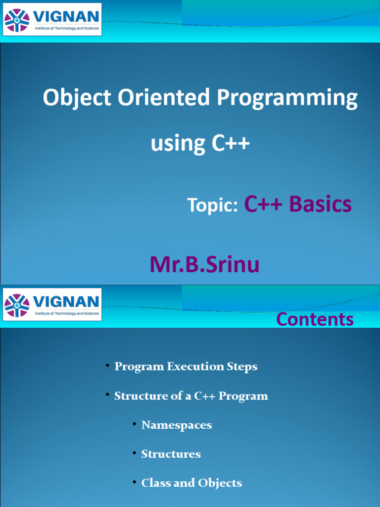 Lecture 3 CPP | PDF | C++ | Computer Program Lecture 3 CPP | PDF | C++ | Computer Program