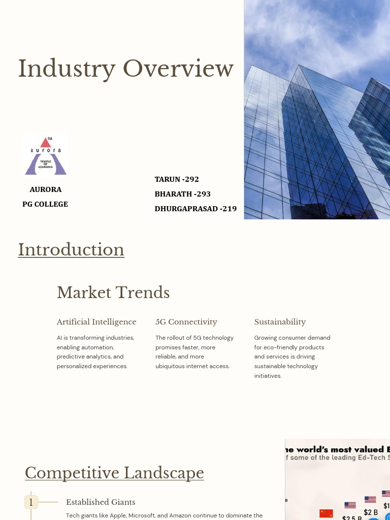 Industry Overview Pdf Cloud Computing Information Technology